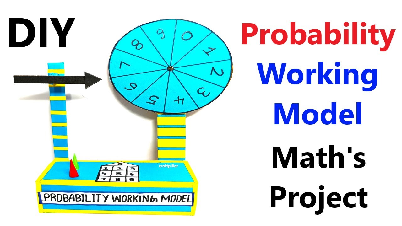 probability working model - maths project - diy | craftpiller