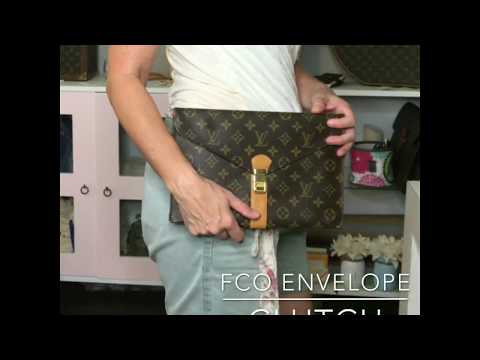 LV ReLoved French Company Louis Vuitton Envelope Hand Bag