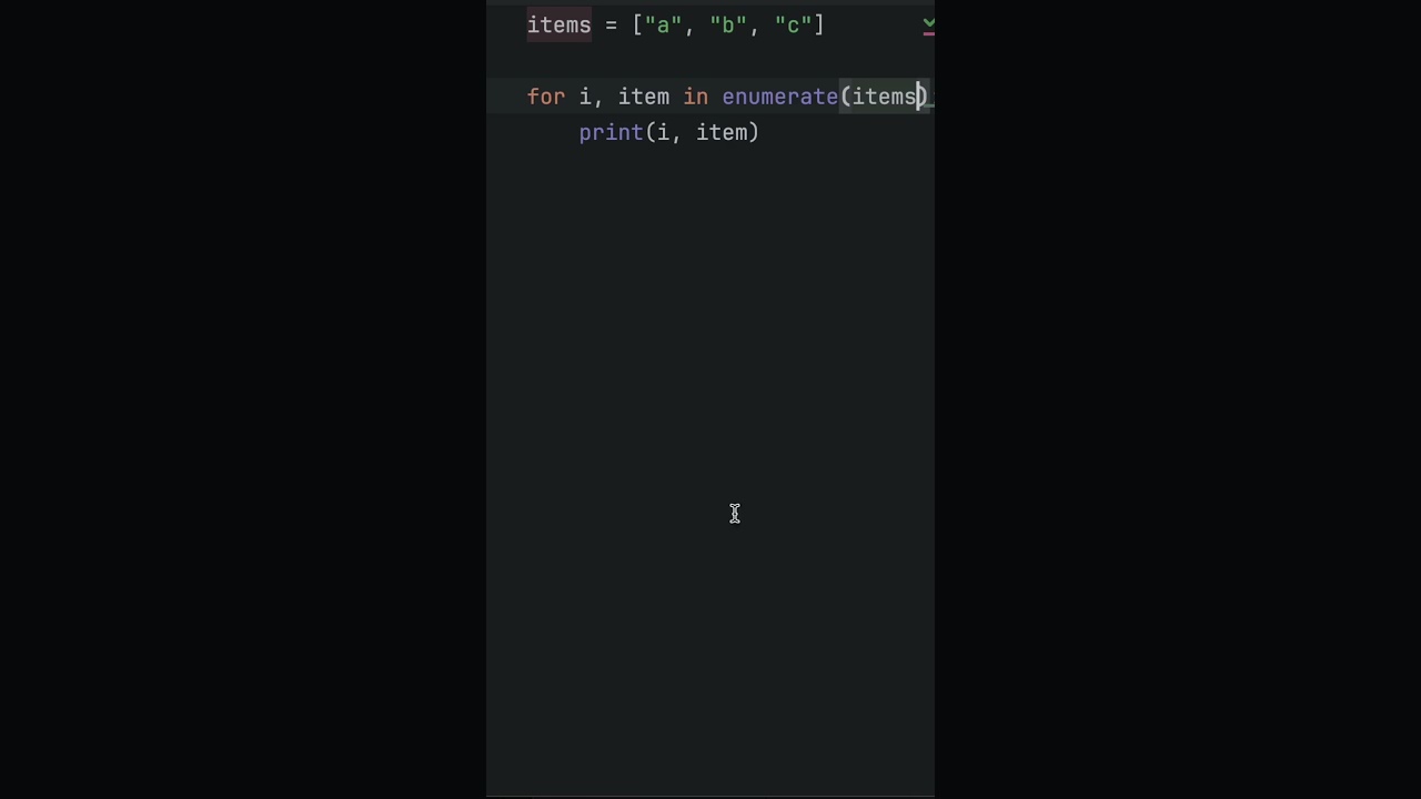 Stop Writing Manual Counters. Use This Python Feature. #coding #python #programming