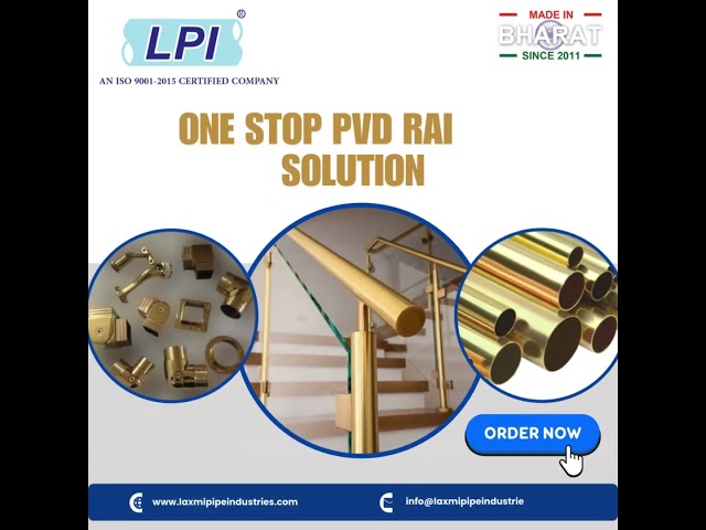 Stainless Steel Gold Pipe - Pvd Coated Stainless Steel Pipe ...