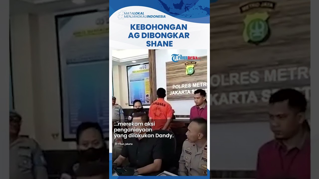 Kebohongan AG Dibongkar Shane: Dia Ikut Merekam saat Mario Aniaya David hingga Koma - Tribun Video