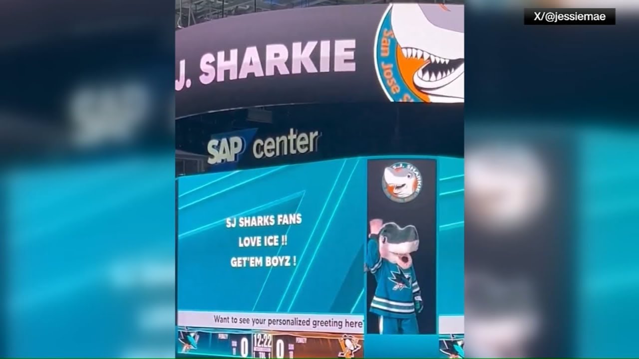San Jose Sharks apologize for message praising ICE during game on Hispanic Heritage Night