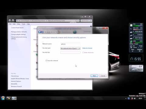 AD HOC NETWORK WITH INTERNET SHARING