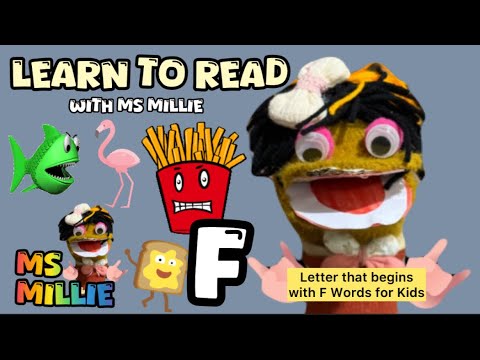 Letter that begins with F Words for kids | Learn to read with Ms Millie | #alphabet #rachel