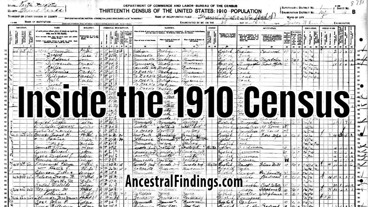 AF-1089: Inside the 1910 U.S. Census | Ancestral Findings Podcast