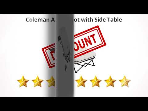 Coleman Airbed Cot with Side Table | Review and Discount