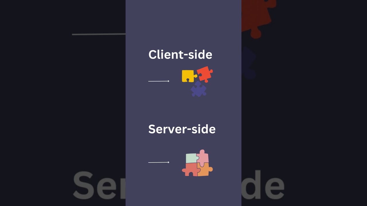 Client-side rendering vs server-side rendering