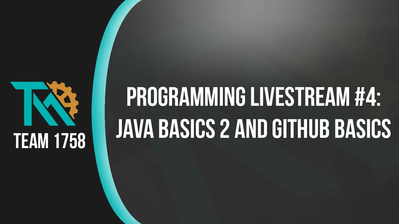Technomancers Live! Java Basics 2 and GitHub Basics