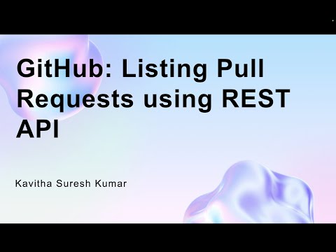 GitHub: Listing Pull Requests using REST API