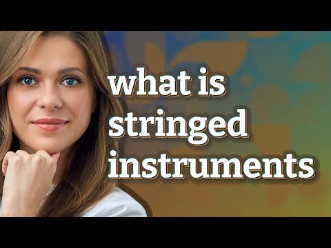 Stringed instruments | meaning of Stringed instruments