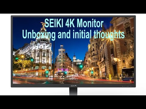 SEIKI Pro SM32UNP 32-Inch 4k UHD Unboxing and initial thoughts