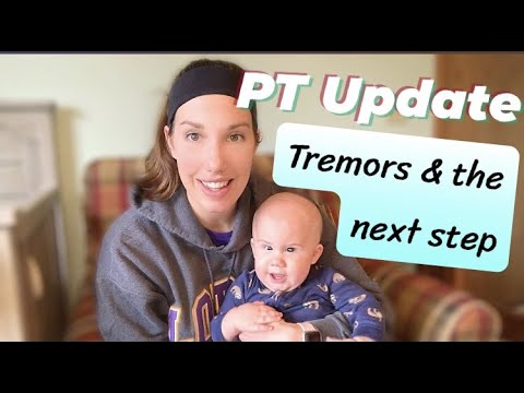 BLIND BABY PHYSICAL THERAPY & 9 MONTH CHECKUP: Milestones, tremors & new appointments for neurology.