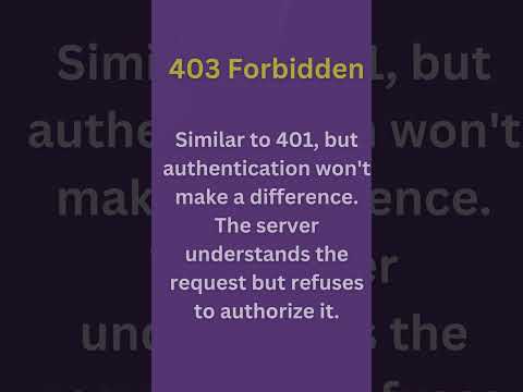 HTTP Response status codes || 400 series || API testing #apitesting