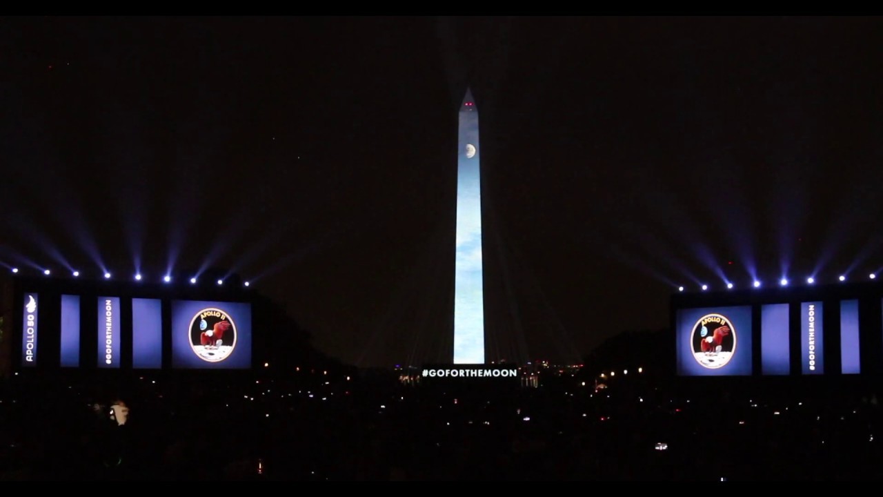 Apollo 50: Go for the Moon - Washington Monument, July 20, 2019