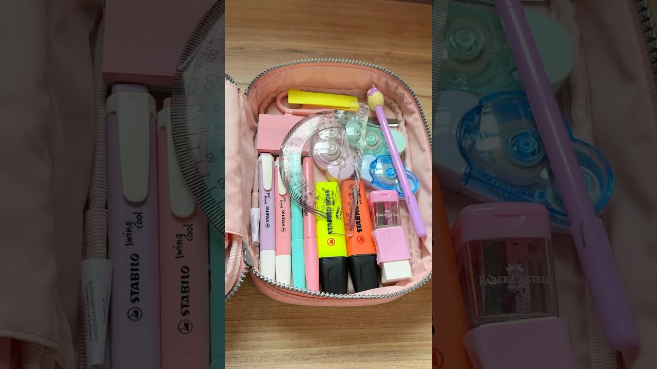 ORGANIZANDO ESTOJO 2025 KIPLING 🎒✏️ | #estojo2025 #materialescolar #material2025 #papelaria #escola