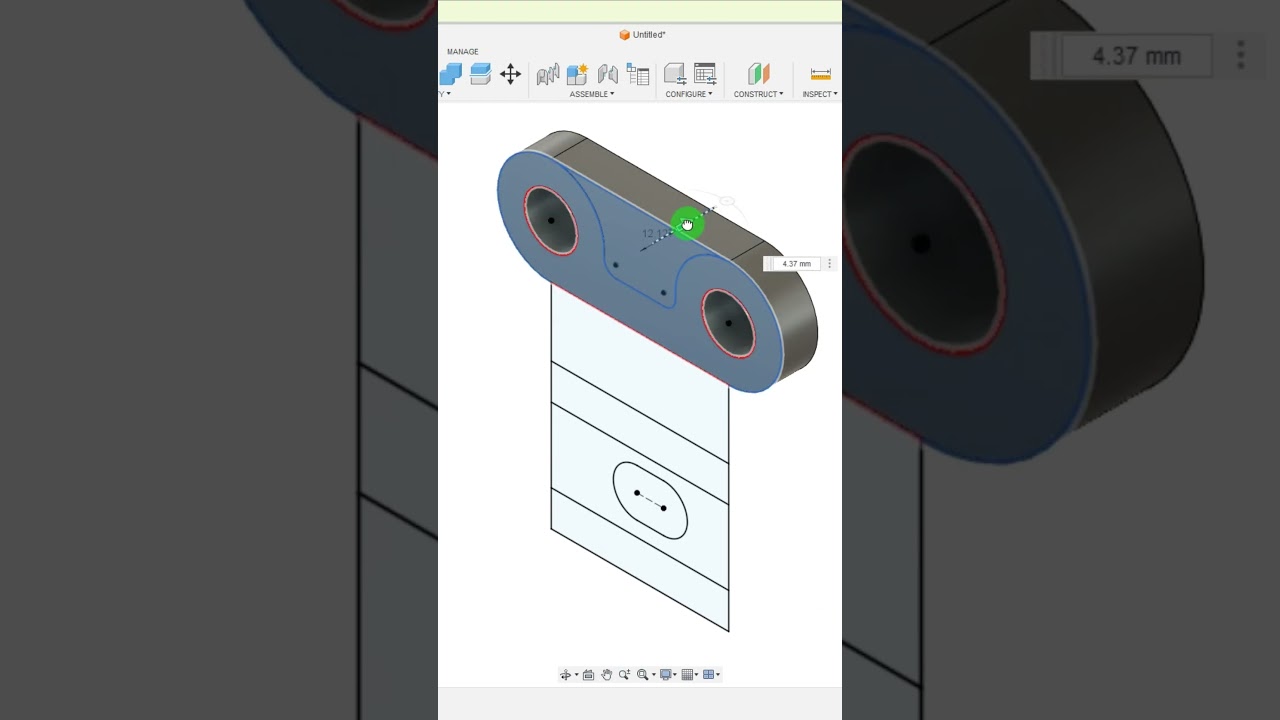 Fusion360 Part Modeling Tutorial-168. #design #3dmodeling #modelingtutorial #engineering#fusion360