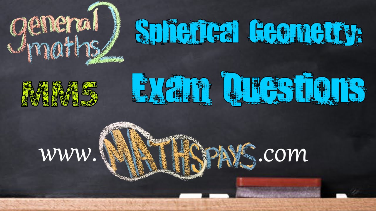 Spherical Geometry HSC EXAM QUESTIONS