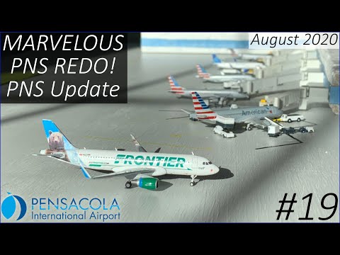 MARVELOUS PNS REDO! | Gemini Jets Pensacola International Airport update - August 2020