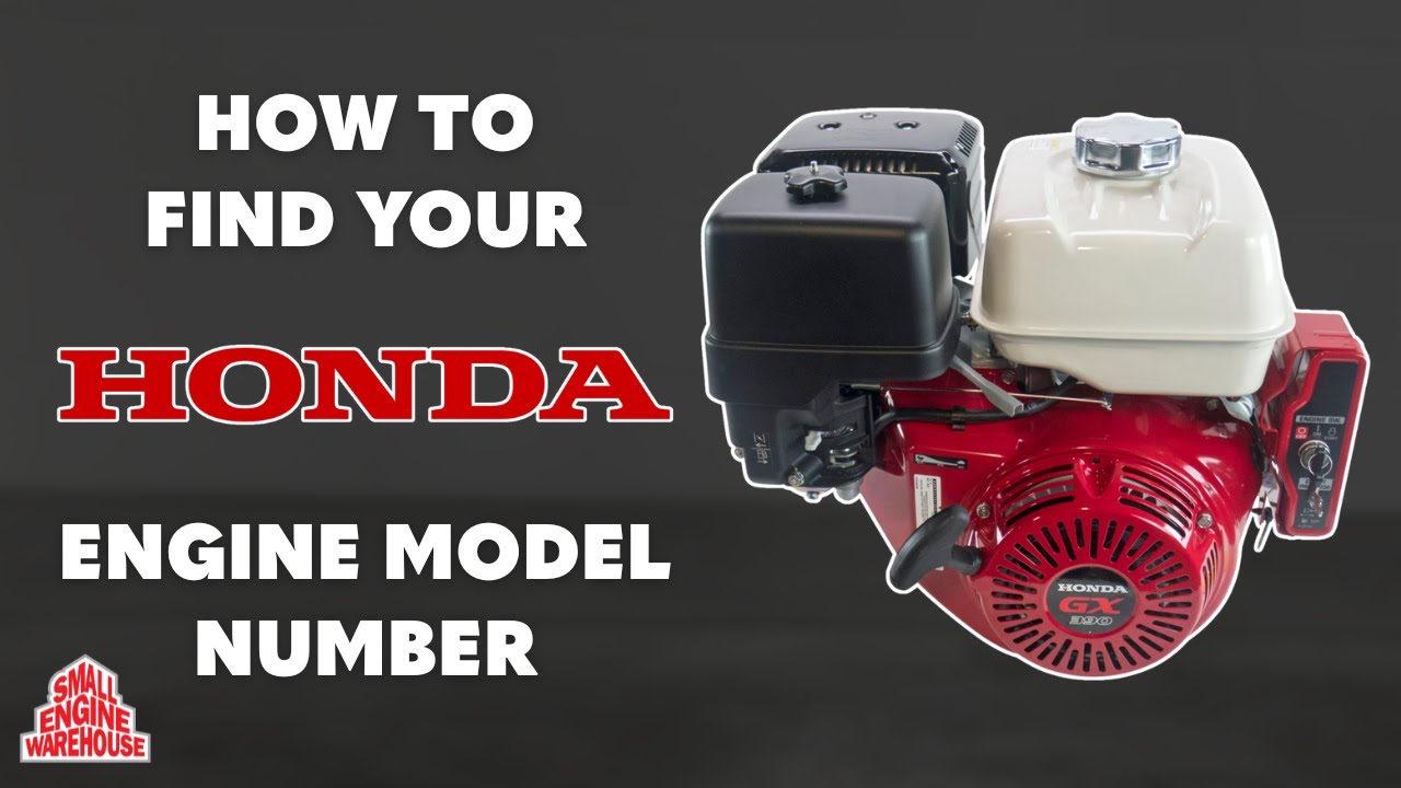 How to Find Your Honda Engine Model Number