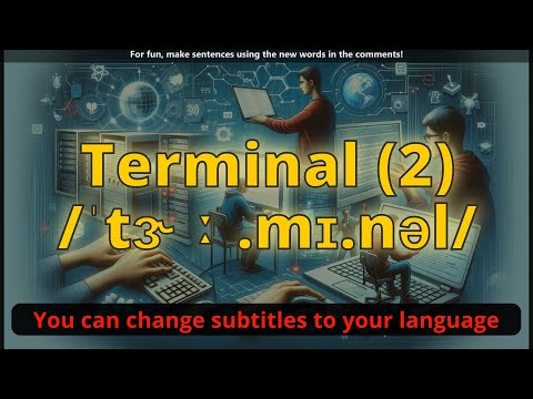 Terminal meaning (2) with 5 examples
