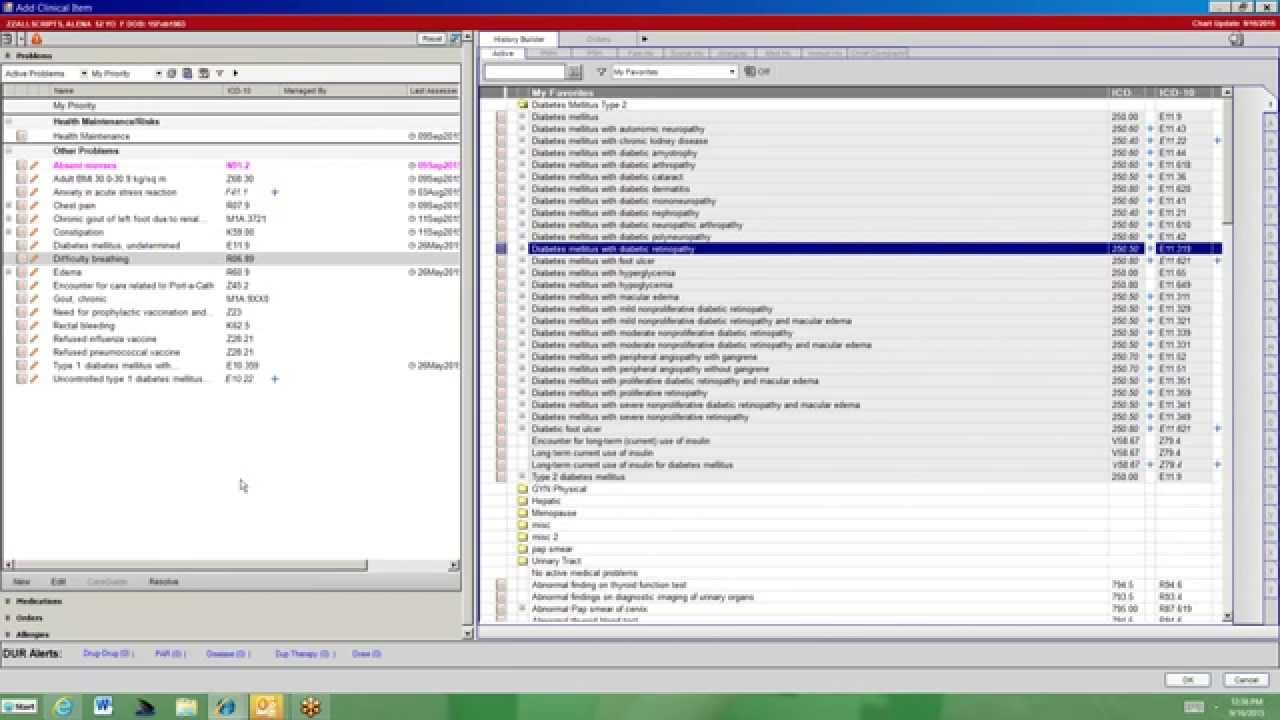 ICD-10 Allscripts Webinar - 9/16/15