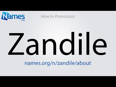 How to Pronounce Zandile
