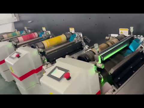 8-Color Flexographic Printing Machine | 430mm Width | High-Speed Film Printing Demo
