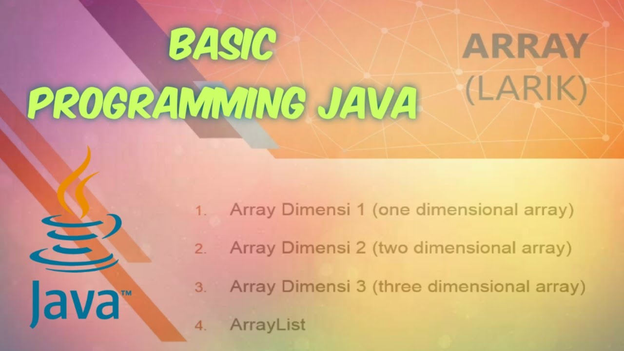 Array in Java With Simple Examples in Netbeans Java