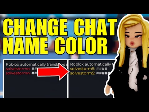 How To Change Roblox Chat Name Tag Color