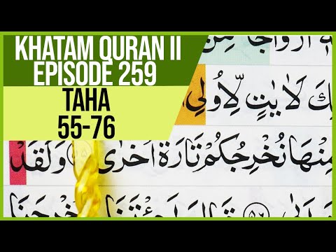 KHATAM QURAN II SURAH TAHA AYAT 55-76 TARTIL BELAJAR MENGAJI PELAN PELAN EP 259