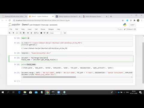 Populate a MS Word Template Using Python Script