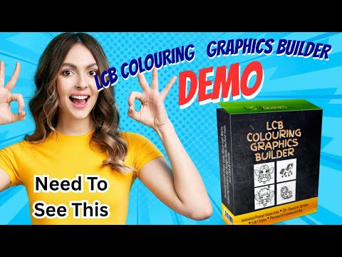 LCB Colouring Graphics Builder Demo | WATCH Before BUYING!!