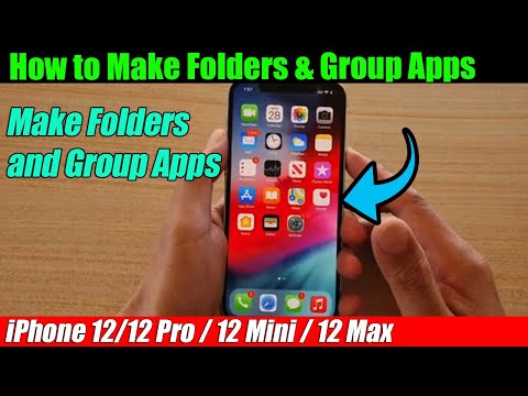 iPhone 12/12 Pro: How to Make Folders and Group Apps