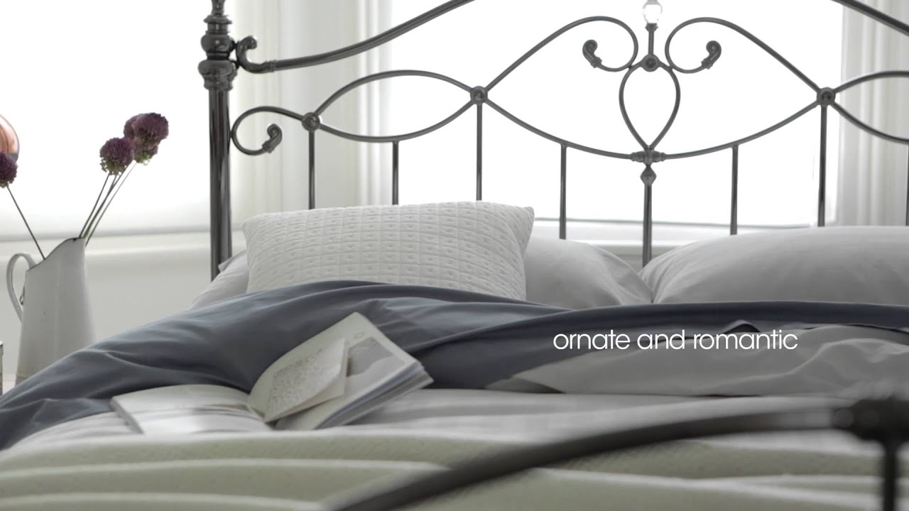 Metal Bed Frames | Ornate, Romantic Darcey Beds & Nickel Bed Frames | Furniture Village Winter 2016