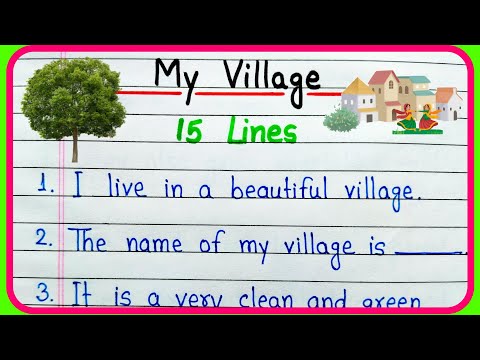 My village essay | My village essay in English | 15 lines essay on my village | My village paragraph