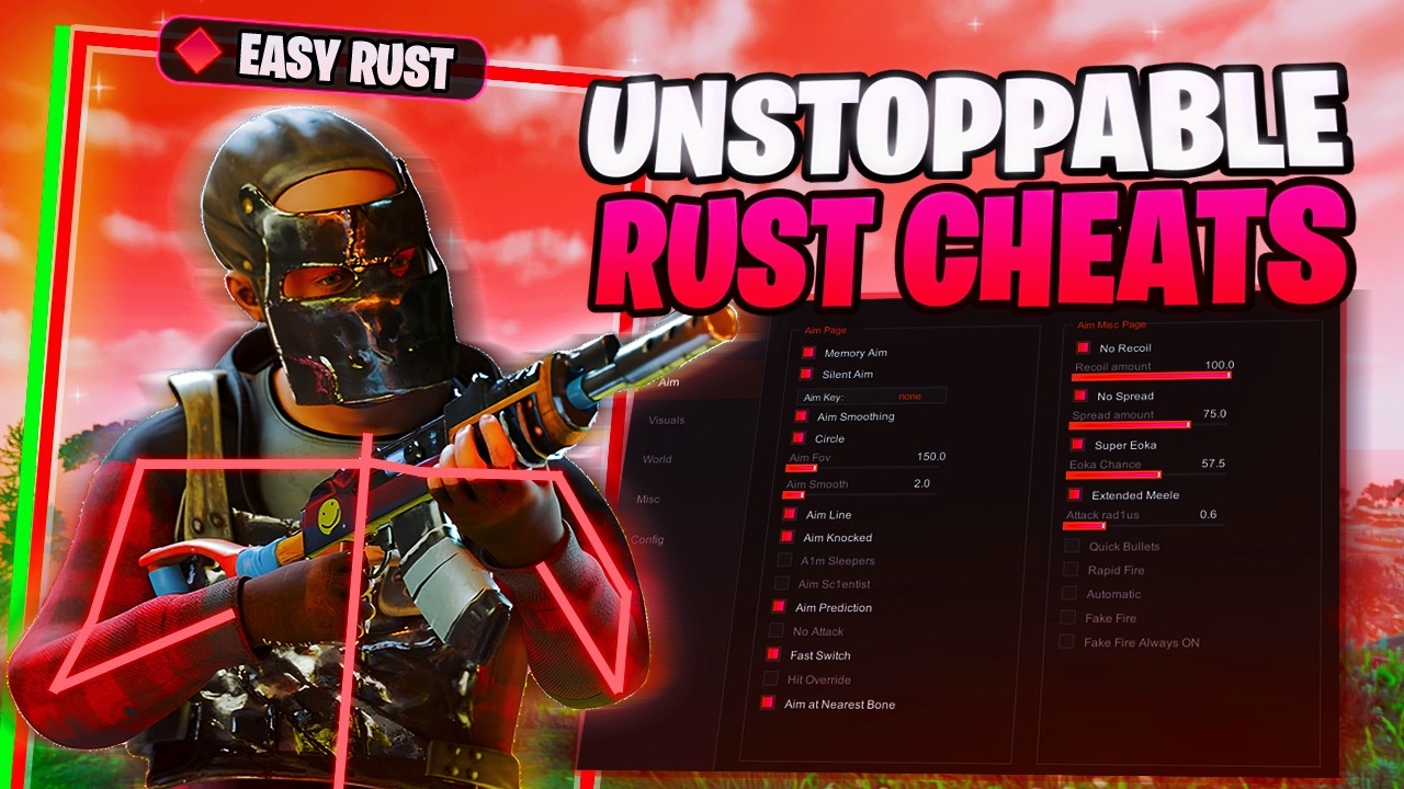 These RUST CHEATS Made Me UNSTOPPABLE on 1000 POP 🎯 (INSANE)