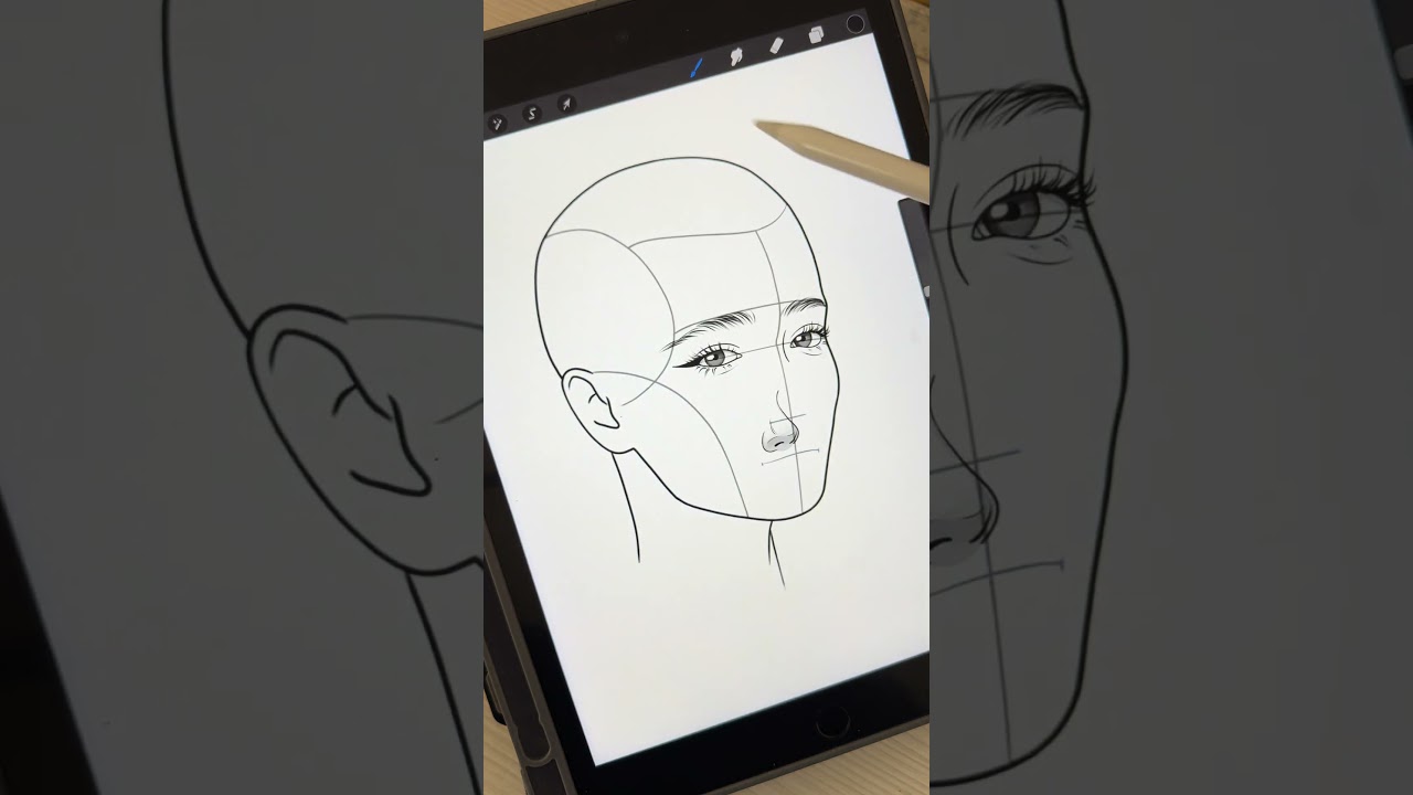 Portrait Procreate Brushes - Link in Bio #procreate #portrait