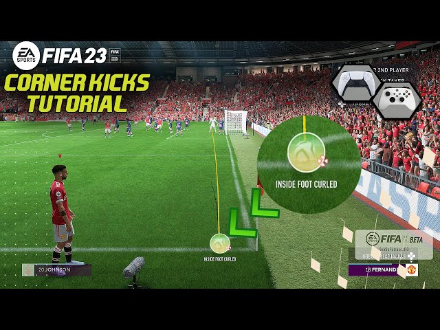 How to score from corner kicks in FIFA 23