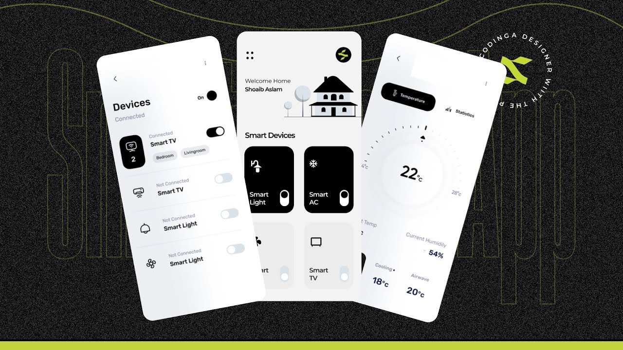 Day 003 - Smart Home App Development | Flutter | Speed Code.