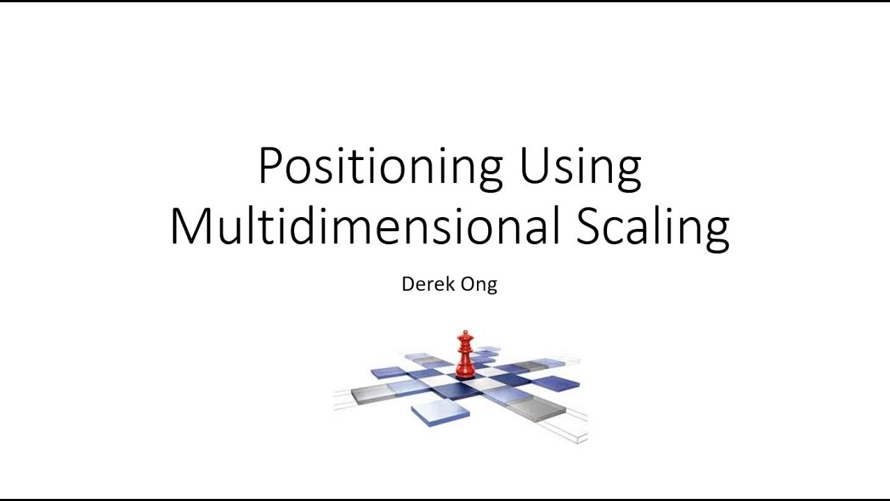 MA Vid4 Positioning Using Multidimensional Scaling (Marketing Analytics)