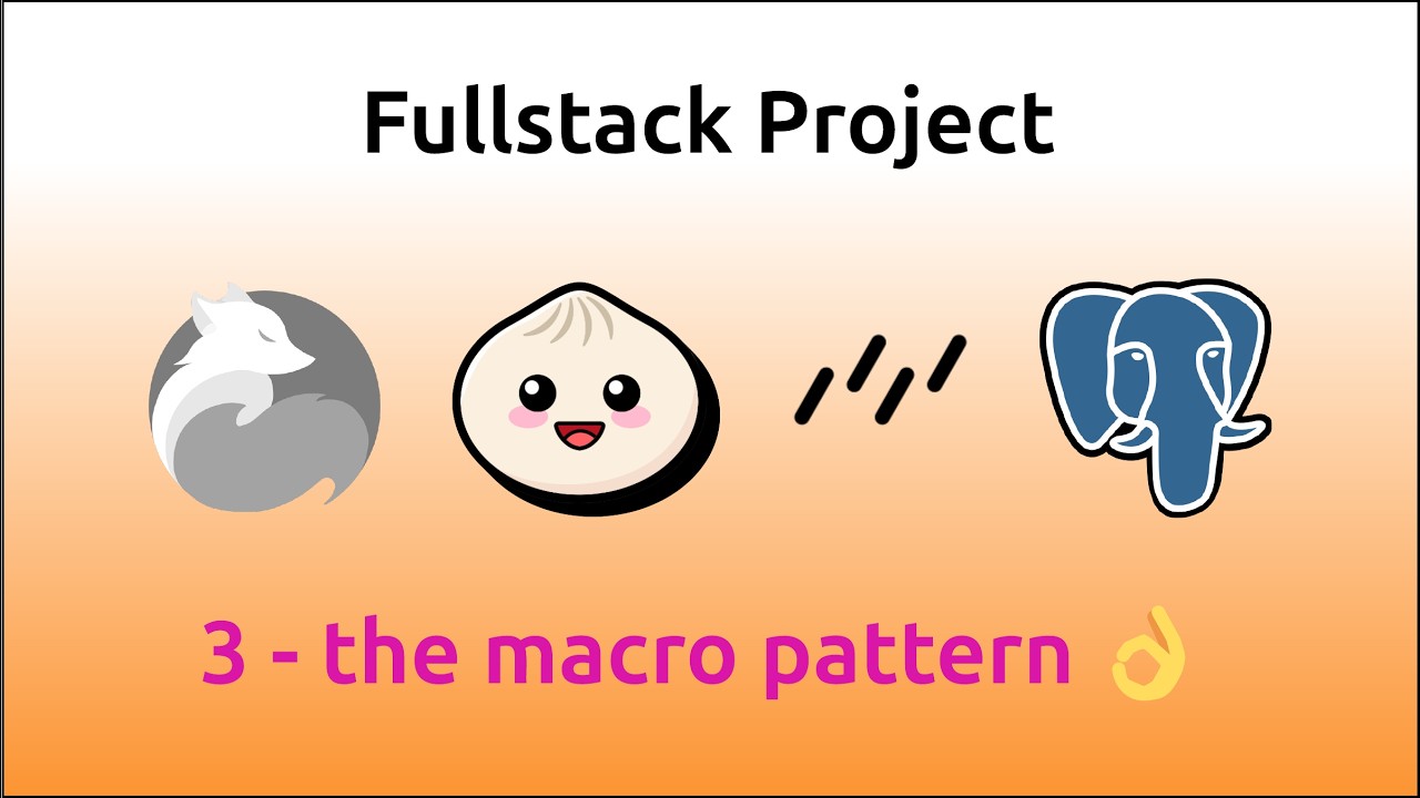 3 - Fullstack Project - Macros in Elysia | Bun, Elysia, Drizzle ORM, PostgreSQL