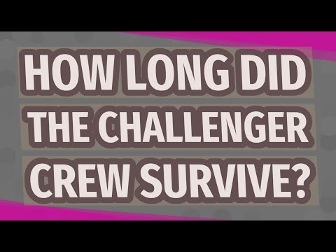 How long did the Challenger crew survive?