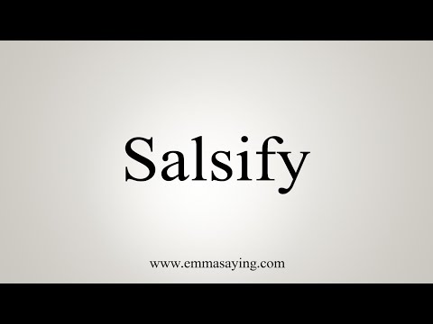 How To Say Salsify