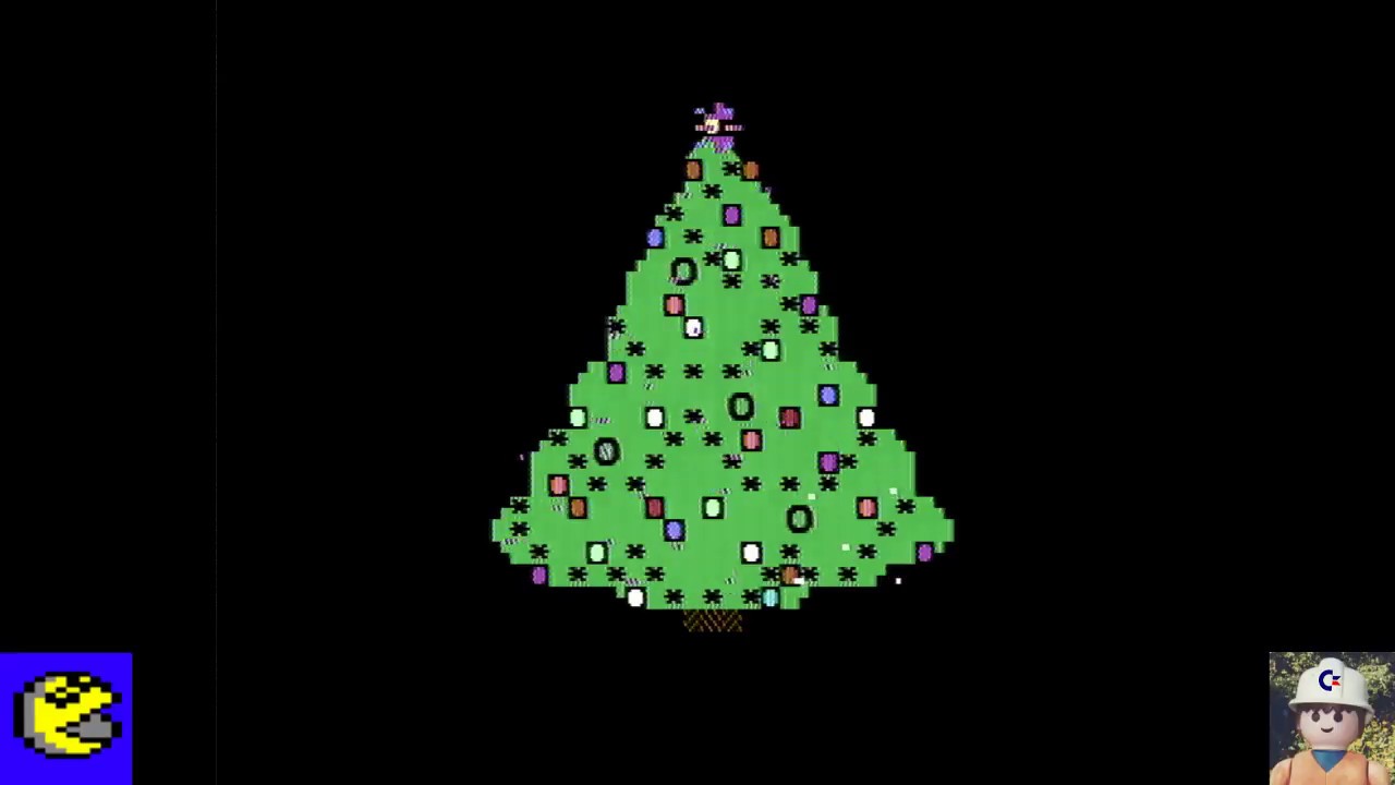 Commodore 64 Christmas Demo - Commodore 64 real