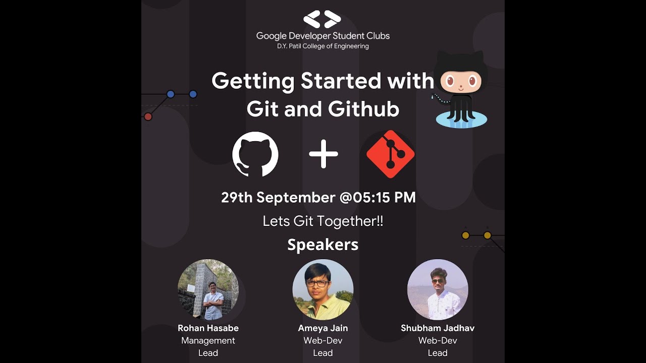 GDSC DYPCOE - Git & Github Intro Session