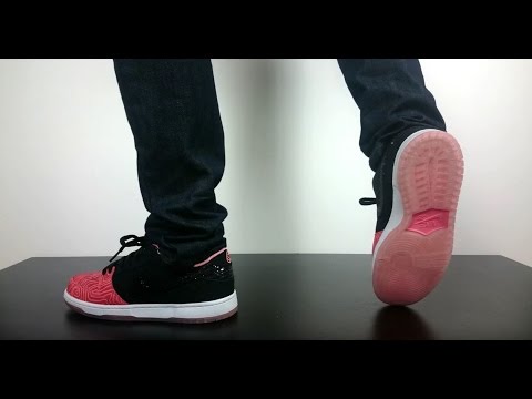 NIKE SB DUNK LOW PREMIUM FISH LADDER atomic pink black white 313170 603