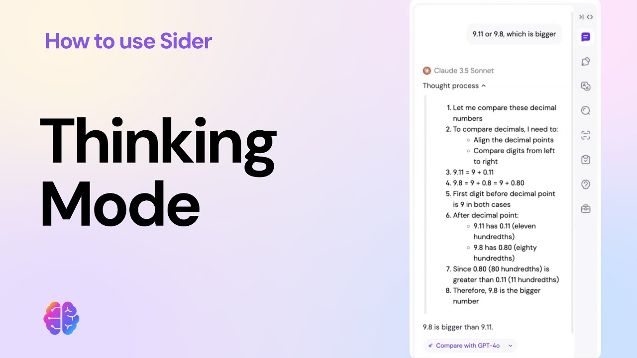 2-9 Chat: Thinking Mode - Sider