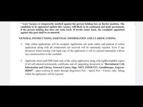IFLIBNET Vacancy in Librarian