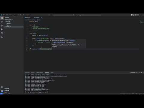 Golang GIN API example