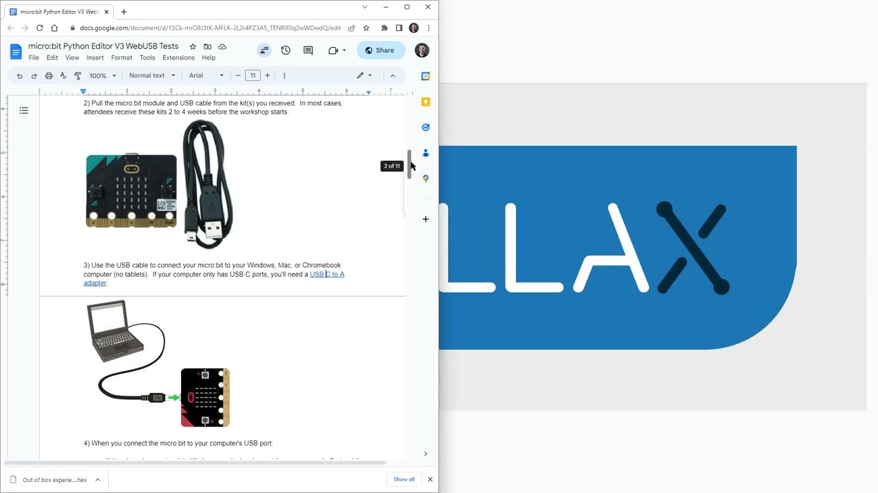 microbit Python Editor V3 WebUSB Tests